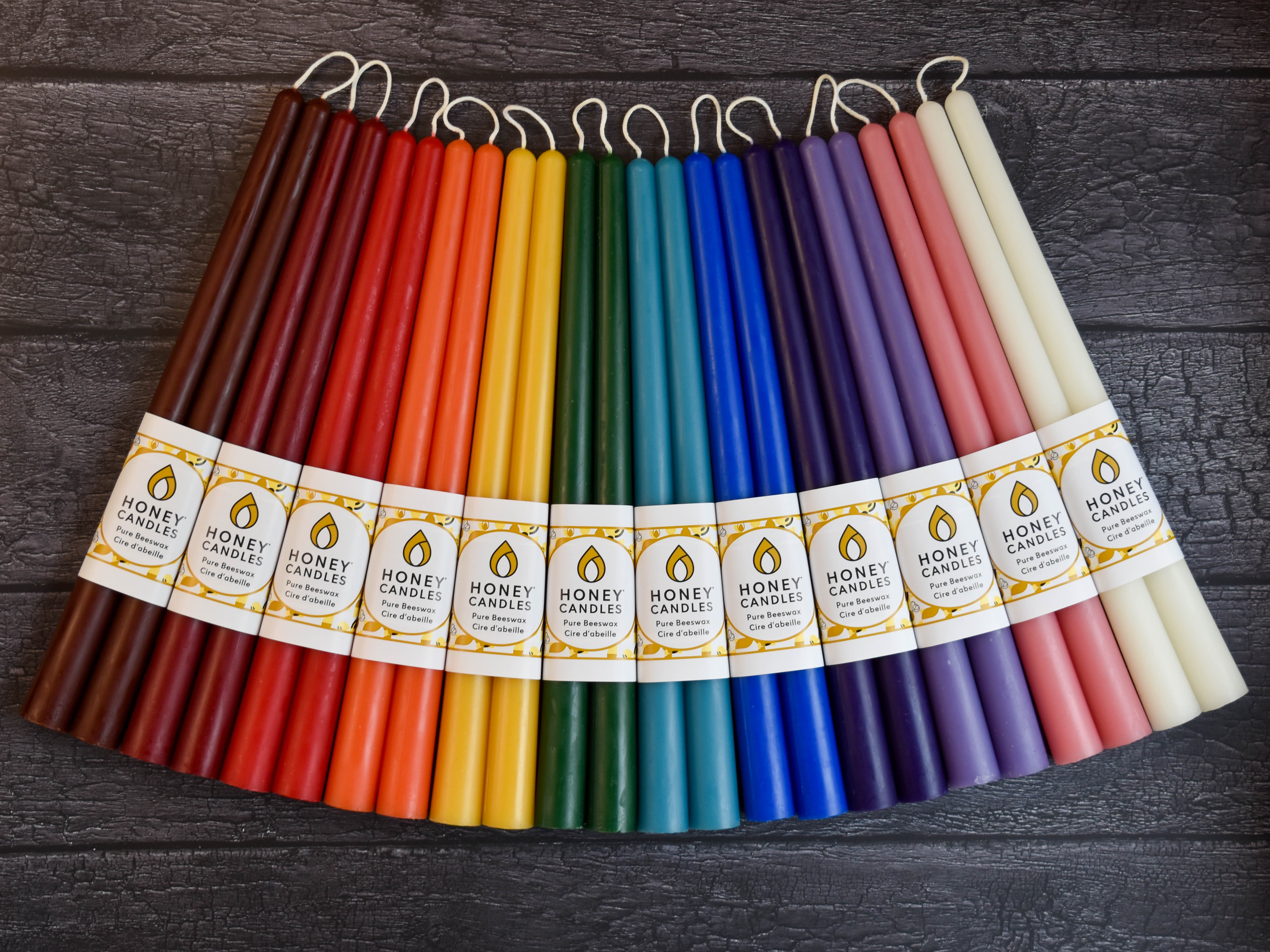 Enviro-dyes and Coloured Beeswax Candles – Honey Candles Canada