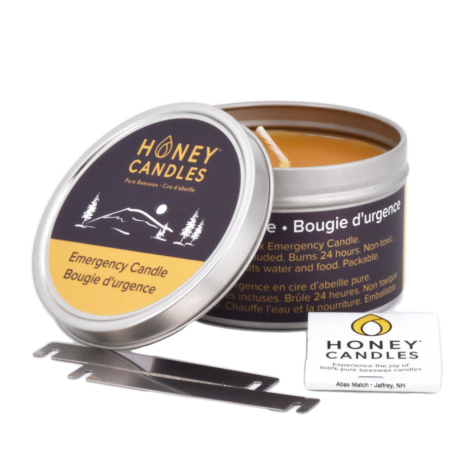 100% Pure Beeswax Packaged Candles by Honey Candles – Honey Candles Canada