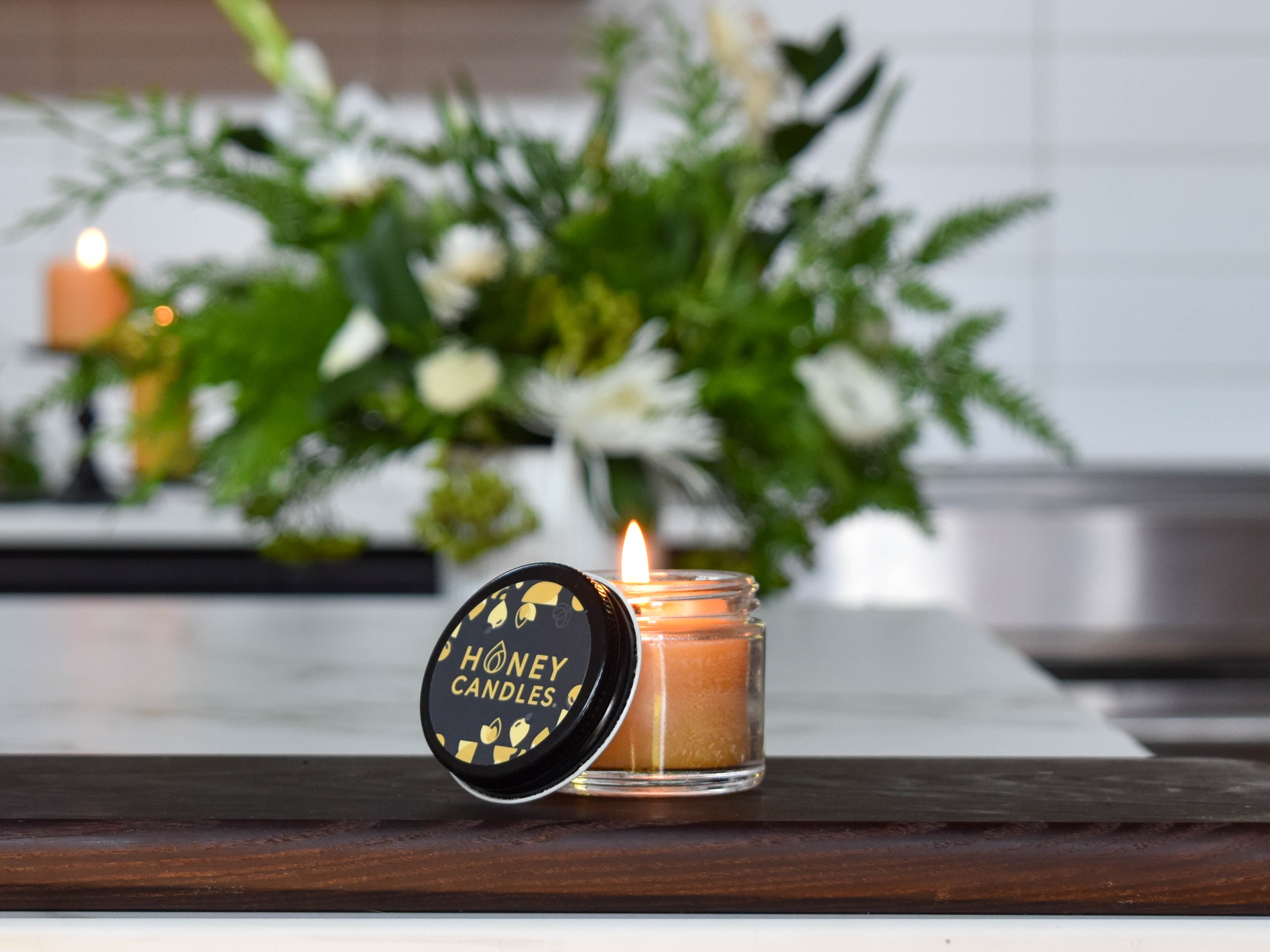 100% Pure Beeswax Packaged Candles by Honey Candles – Honey Candles Canada